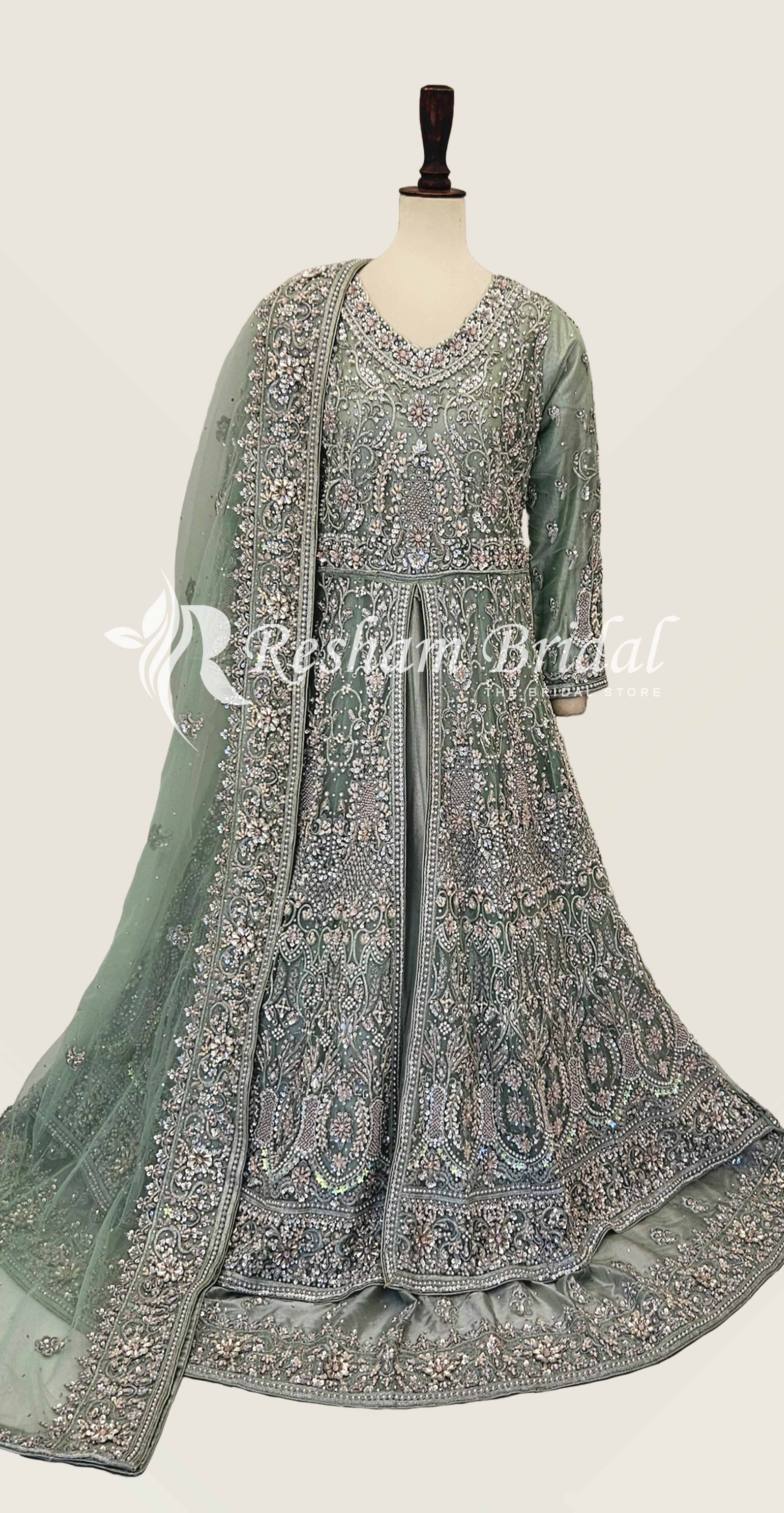 RUKHSAAR'S LEHNGHA MAXI – Resham Bridal PK